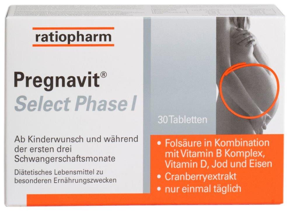 Pregnavit PLUS Select Phase I Tabletten kaufen | Valsona.at