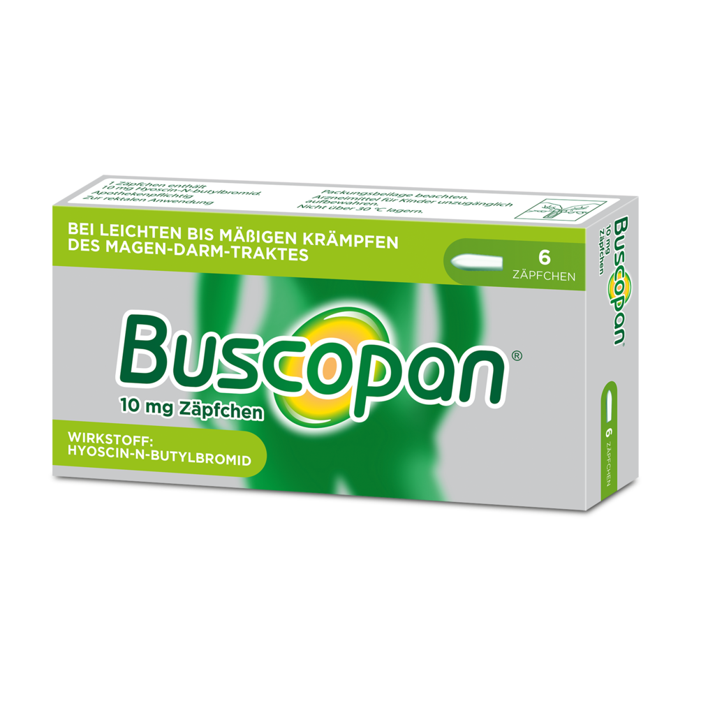 Buscopan 10 mg - Zäpfchen bei Valsona online kaufen