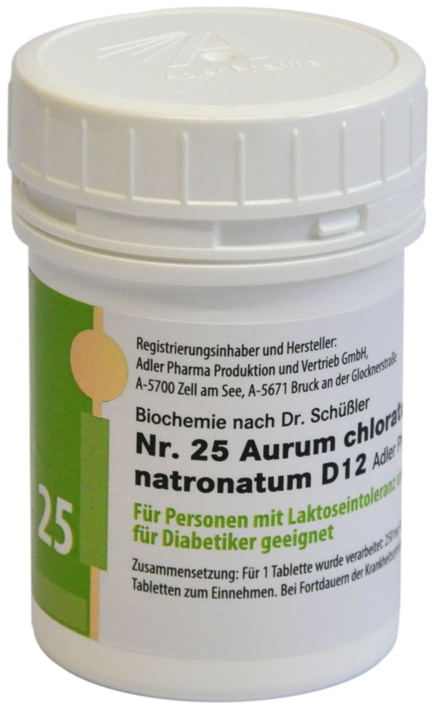 Schüßler Kautabletten Nr. 25 | Aurum chloratum natronatum D12 kaufen ...