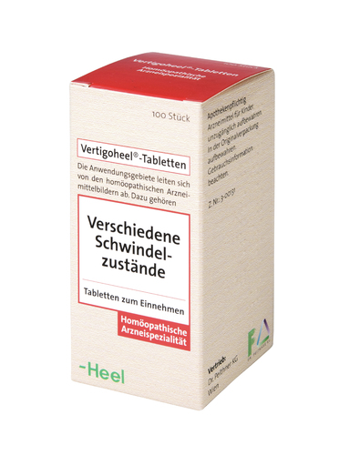 Vertigoheel Tabletten von Dr. Peithner | Valsona.at